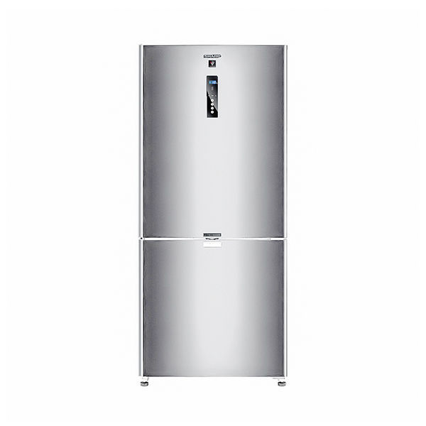 SHARP Fridge Inverter Digital Bottom Freezer 558 Liter Dark Stainless ...
